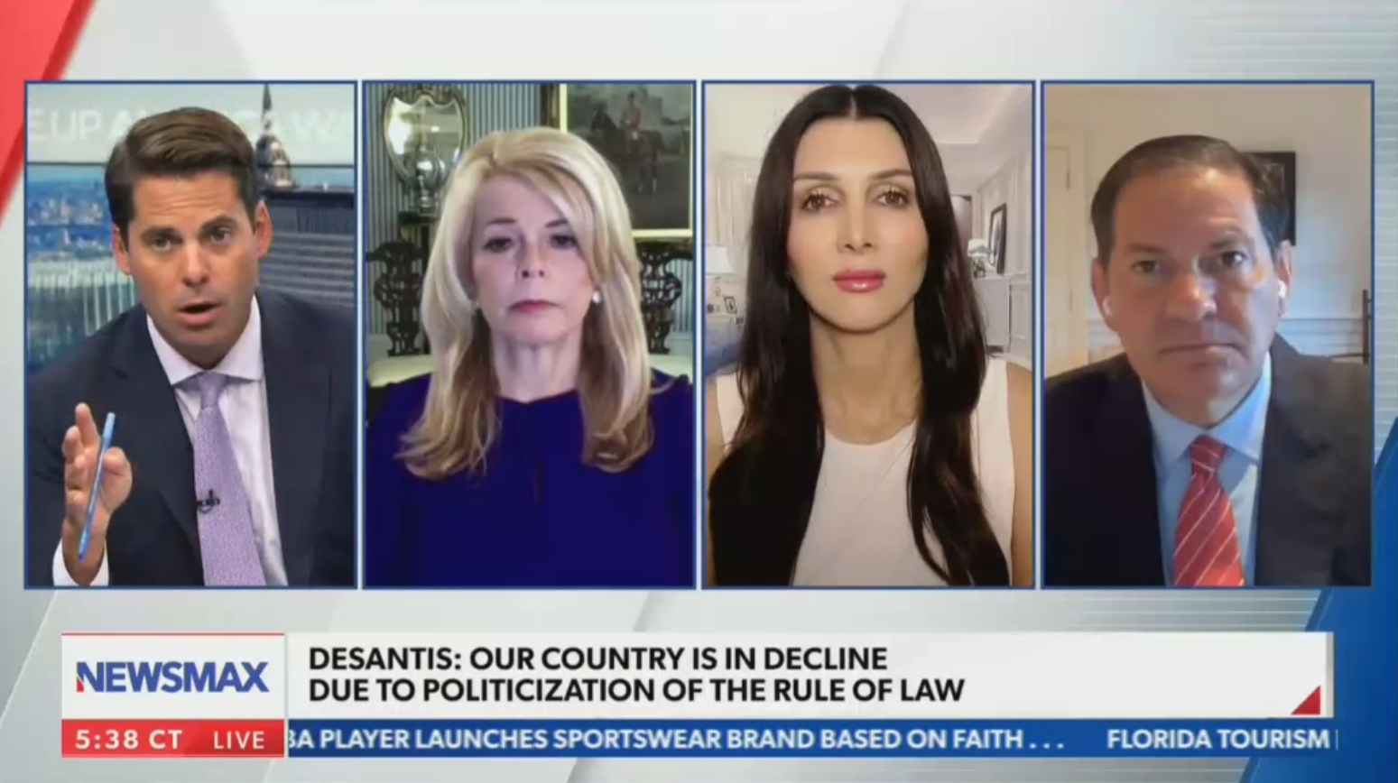 Newsmax's Rob Finnerty says Trump will be on a "four year revenge tour ...