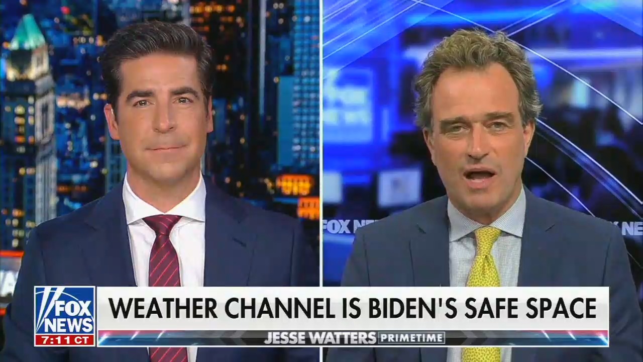 Jesse Watters and guest claim Joe Biden's Weather Channel interview was ...