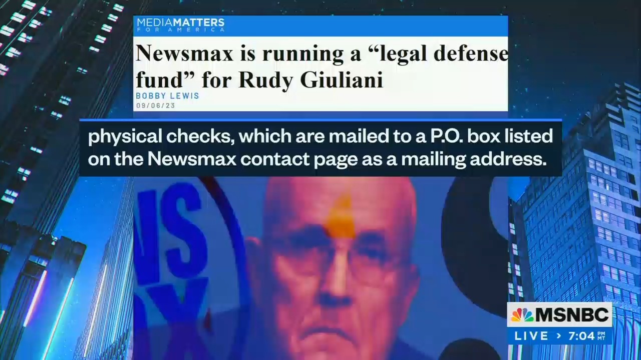 MSNBC's Alex Wagner highlights Media Matters report on Newsmax’s “legal ...