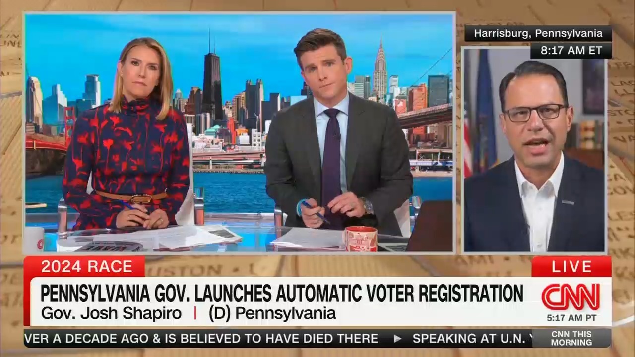 PA Gov. Josh Shapiro calls out CNN anchor for giving right-wing lies ...