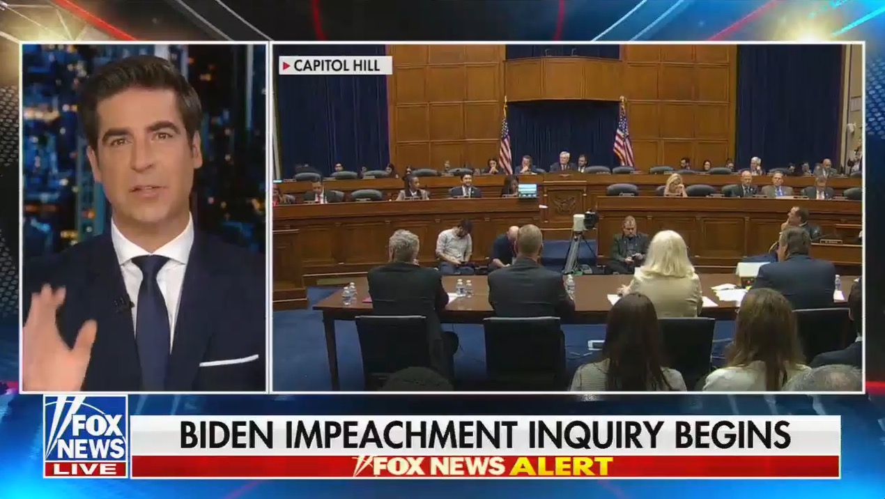 Fox News’ biggest prime-time stars spent the first day of impeachment ...