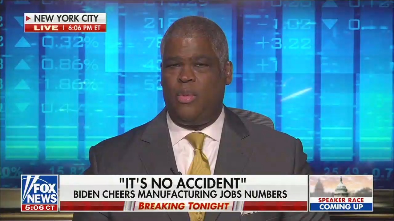 Fox Business' Charles Payne says 336,000 jobs added in September "was ...