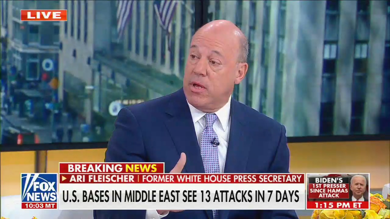 Ari Fleischer on Fox News: “We need to militarily strike Iran” | Media ...