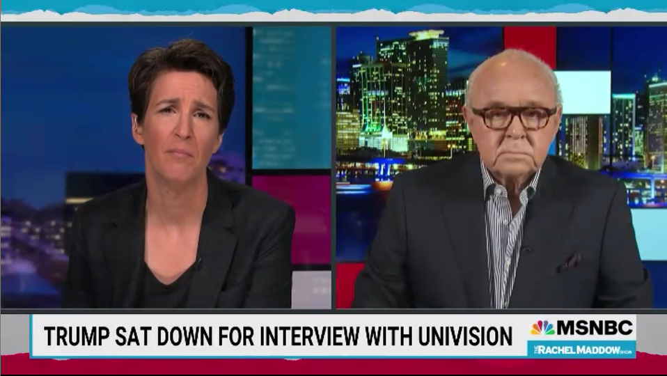 Watch the former President of Univision call Trump's interview with ...