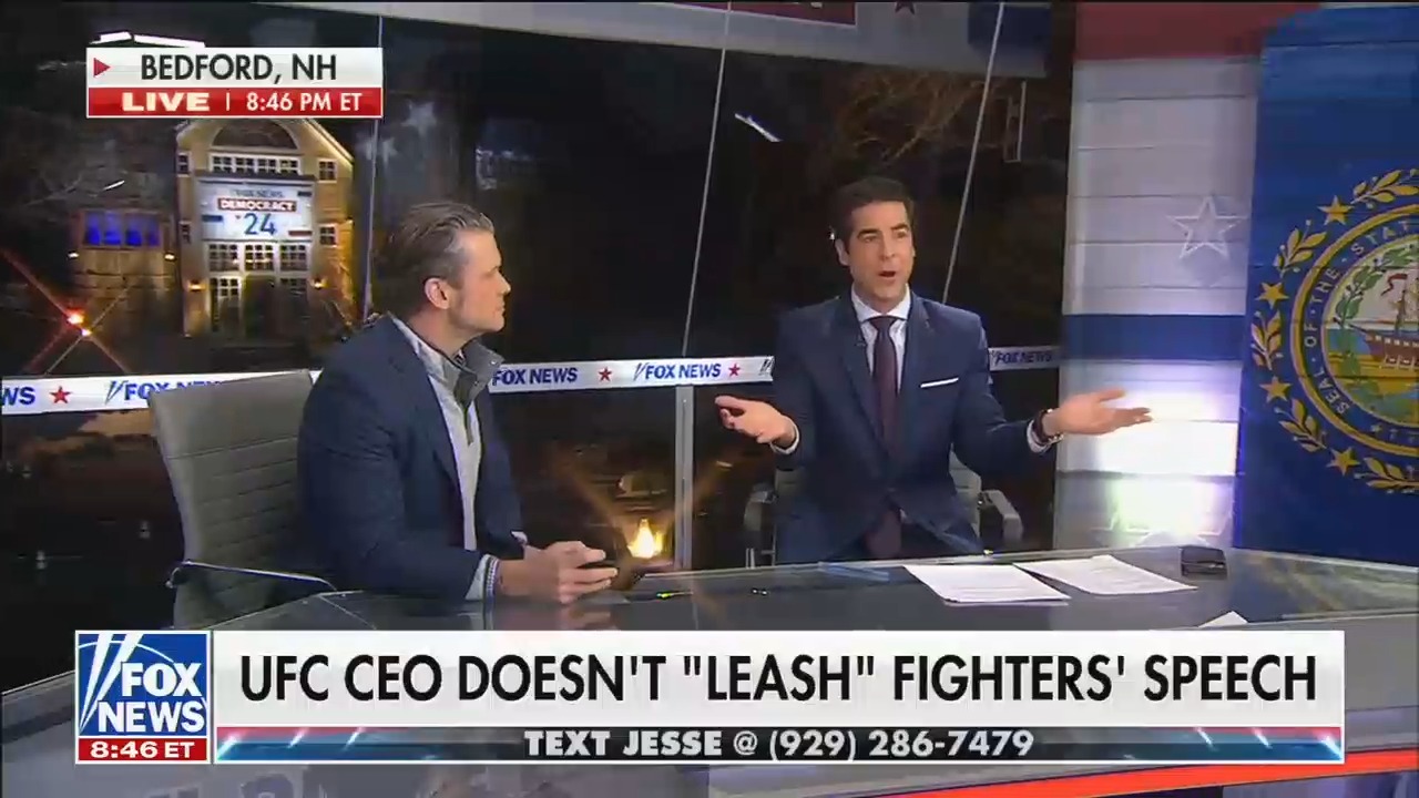 Fox News hosts celebrate UFC fighter for wearing an "a woman in every ...