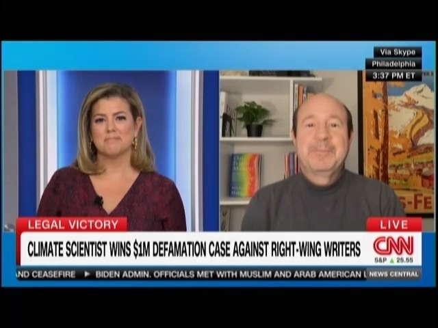 On CNN, climate scientist Michael Mann claims victory against right ...