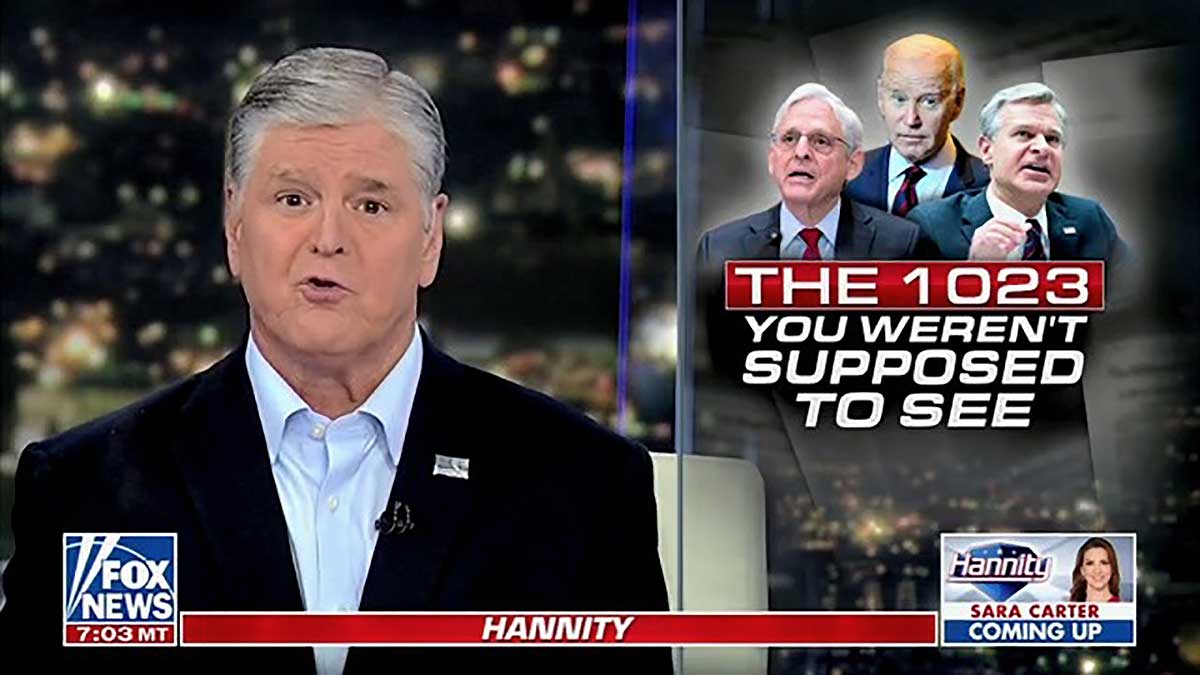 Fox News hyped a flimsy report that made dubious claims about Joe Biden. The FBI just arrested ...