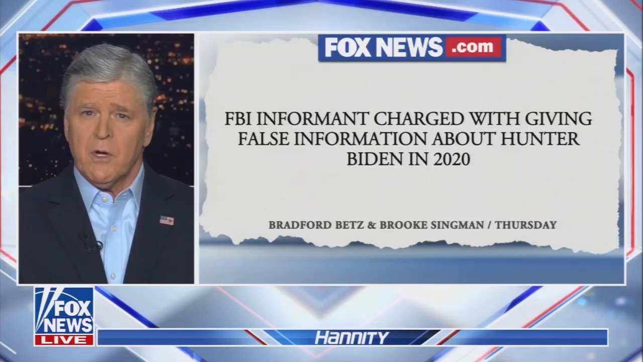 How Fox hosts are reacting to the collapse of their FBI “informant ...