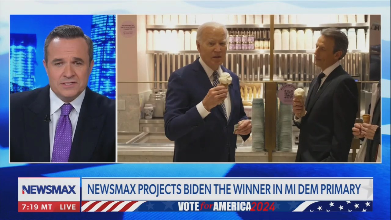 Newsmax's Greg Kelly complains that Joe Biden has "some sort of weird ...