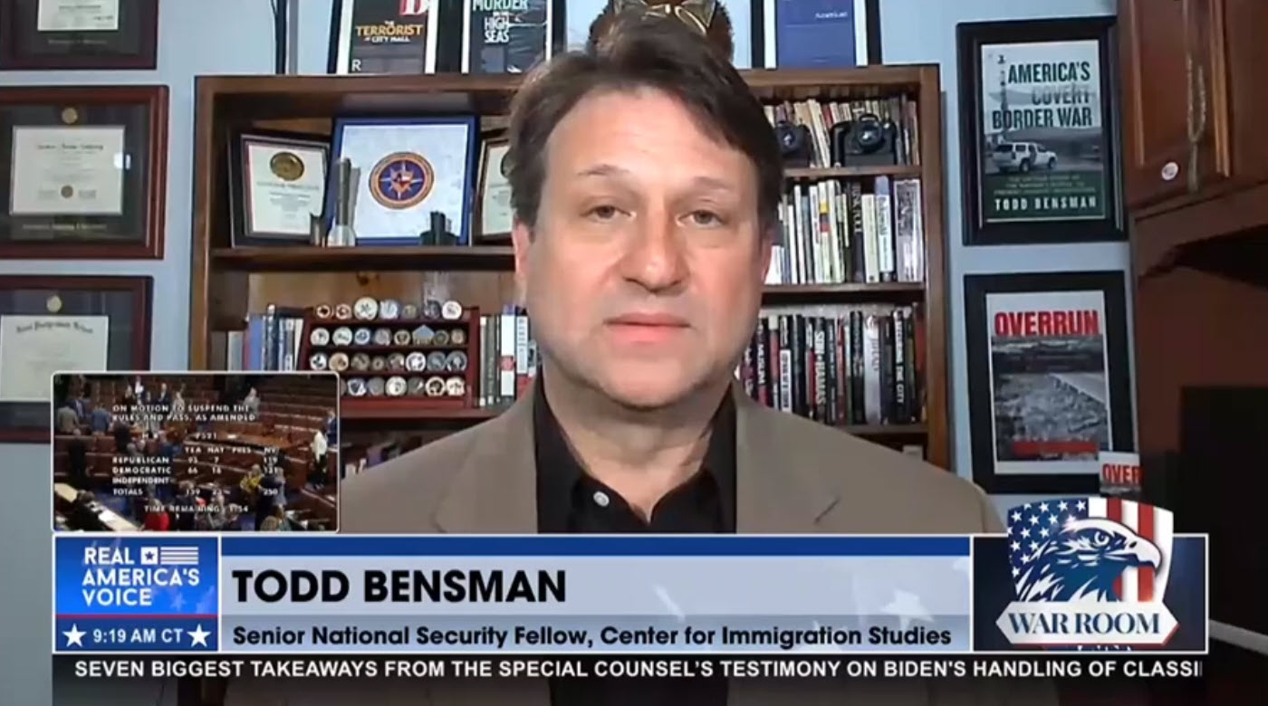 War Room guest Todd Bensman suggests sending Haitian immigrants to ...
