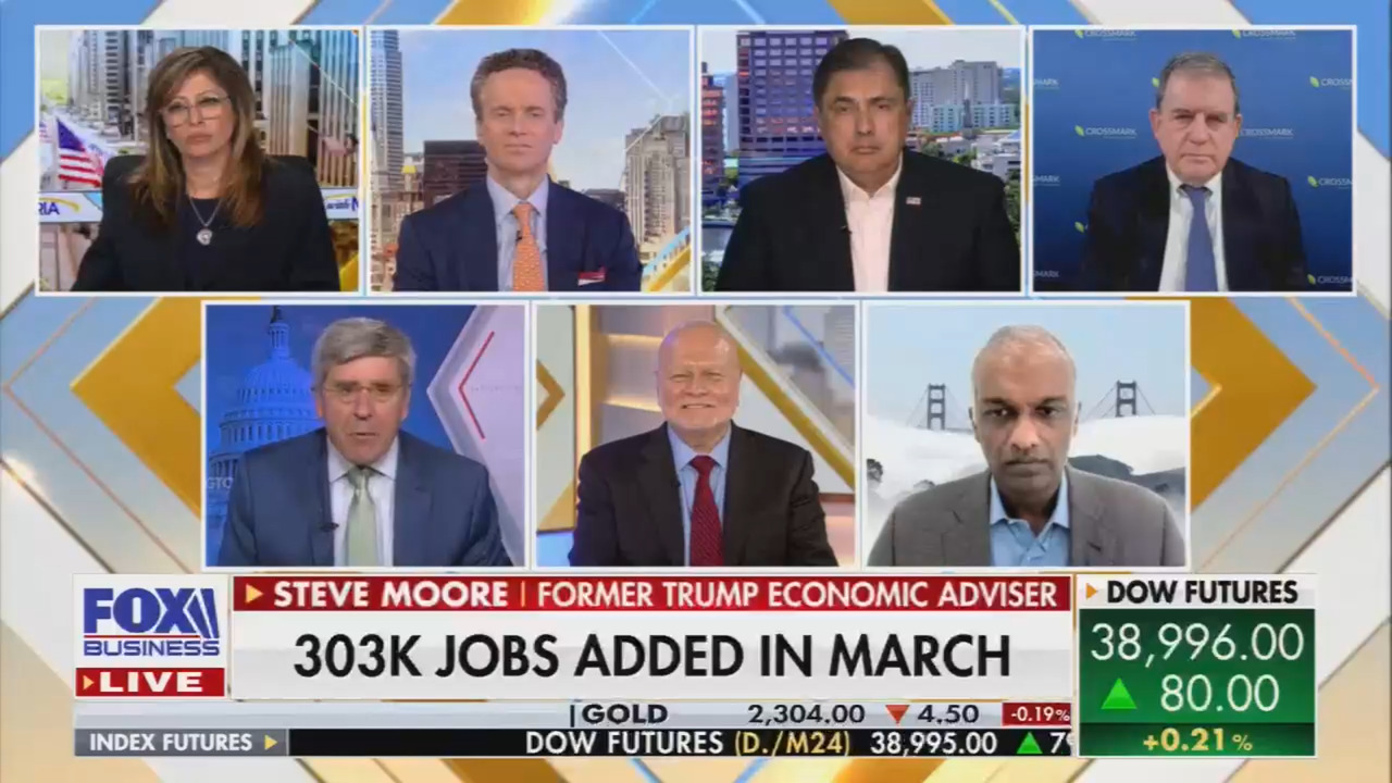 Fox Business panel credits Trump with strong March jobs report | Media ...