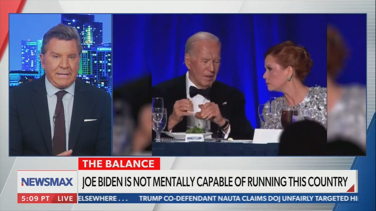 Newsmax's Eric Bolling complains about Biden eating a salad | Media ...