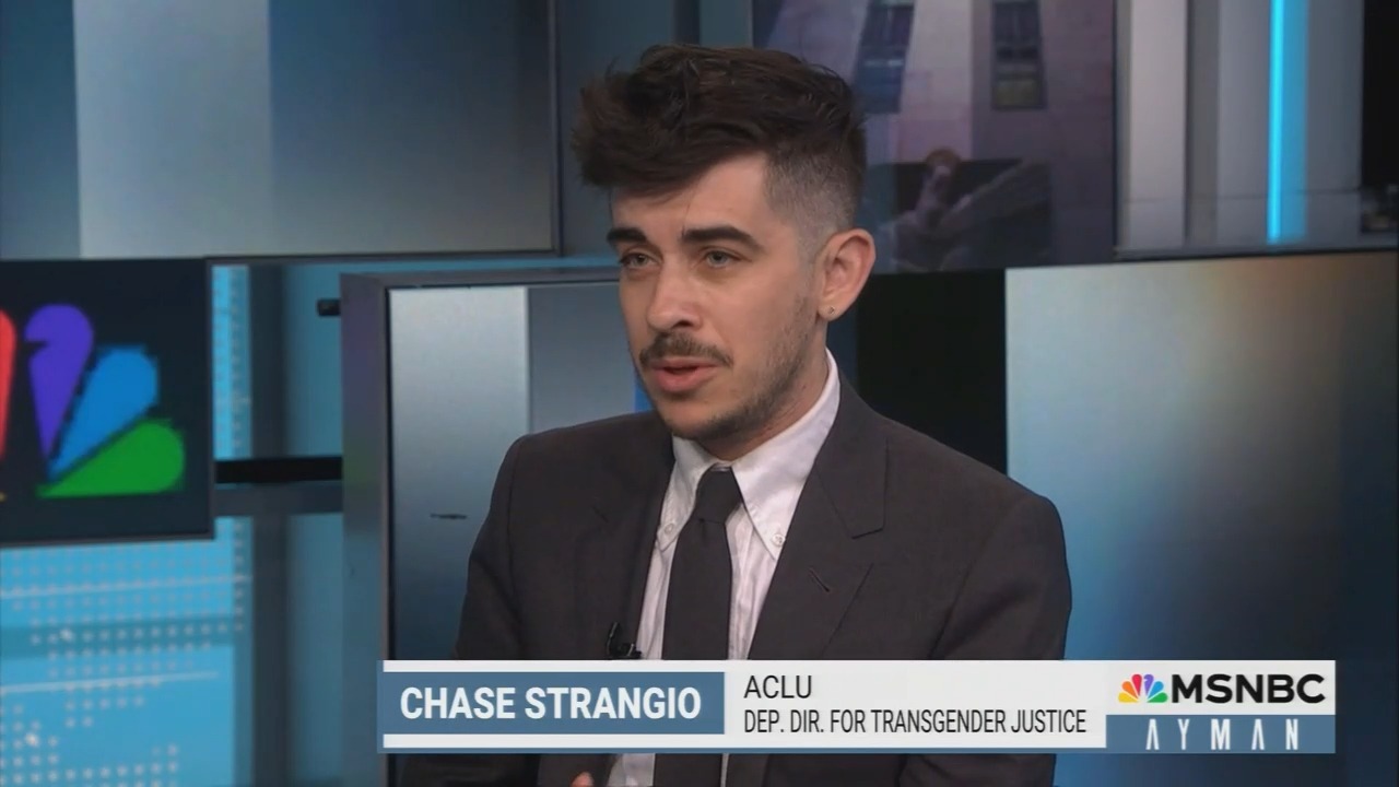 On MSNBC, Chase Strangio warns of MAGA “all out assault on trans life ...