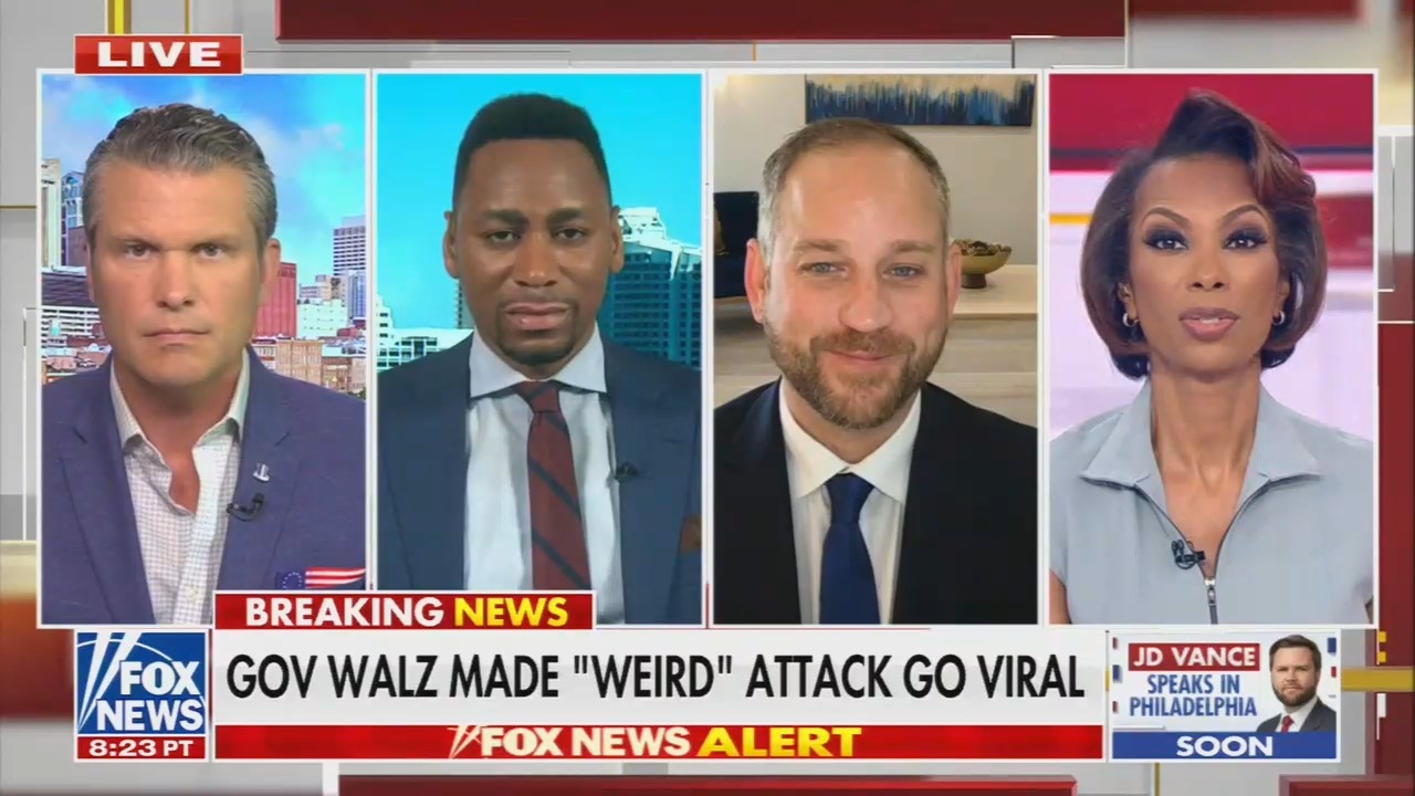 Fox News panel whines about Tim Walz calling Trump and Vance positions ...