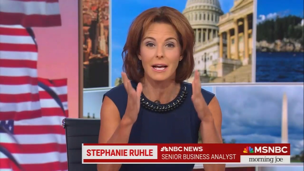 MSNBC's Stephanie Ruhle: "Where is the media talking about what Donald ...