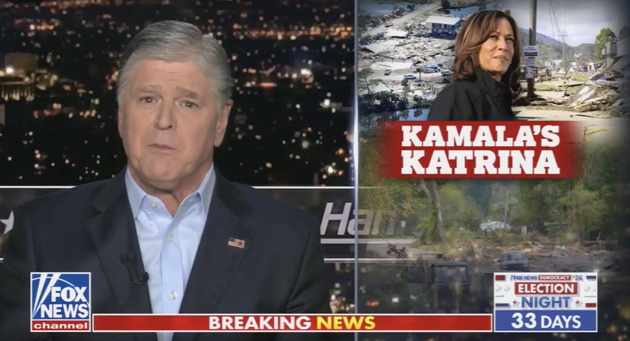 Right-wing media claim that Hurricane Helene is “Kamala’s Katrina ...