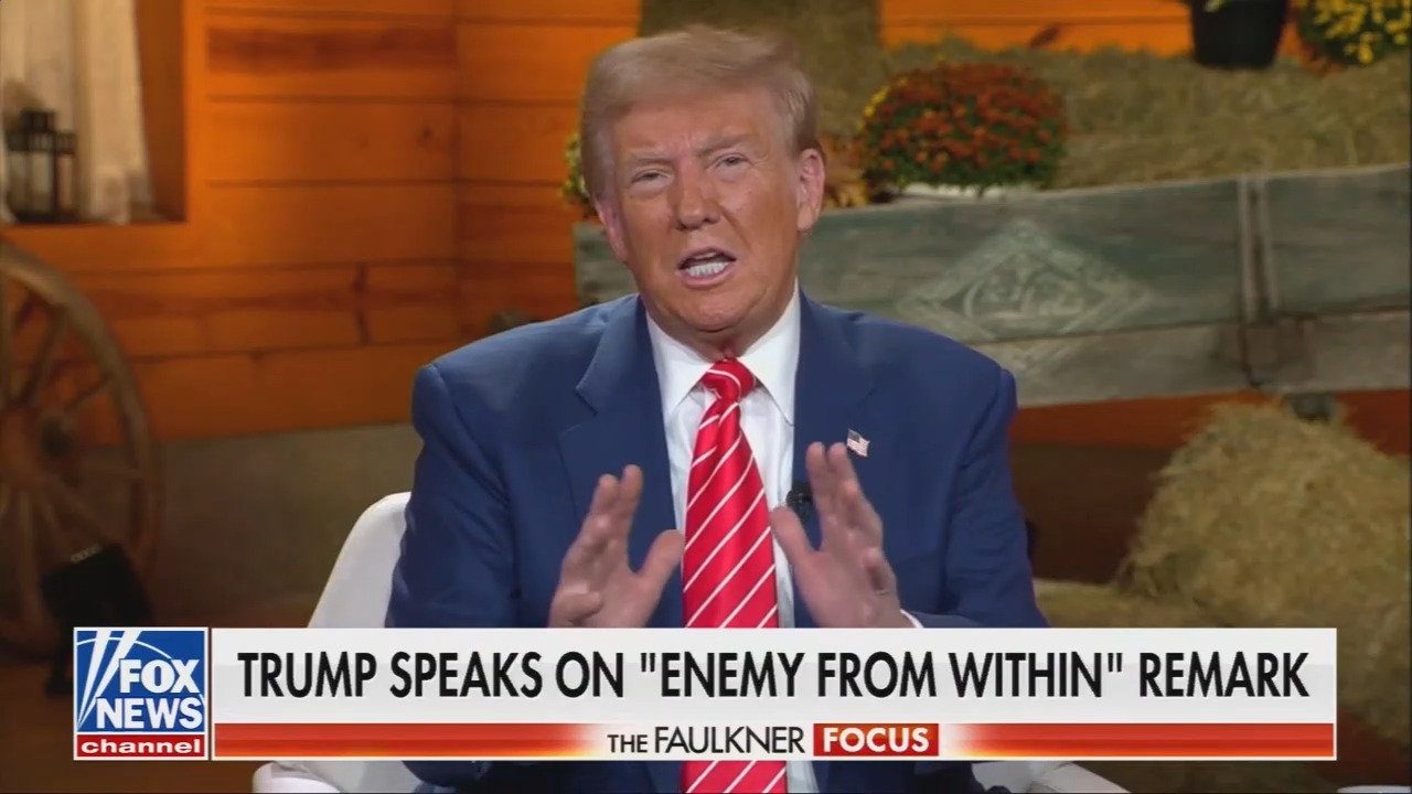 Fox anchor Bret Baier tried to explain away Trump's "enemy within ...