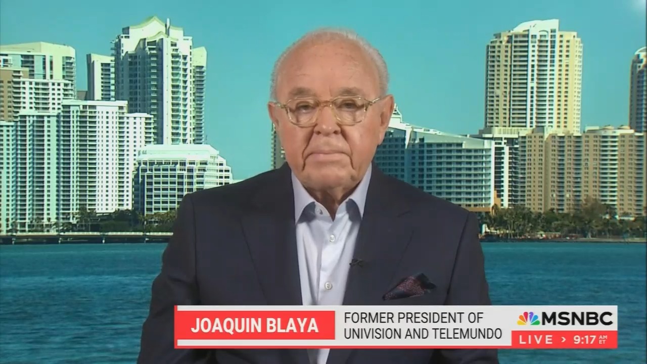 On MSNBC, former Univision president slams the network's Trump town ...