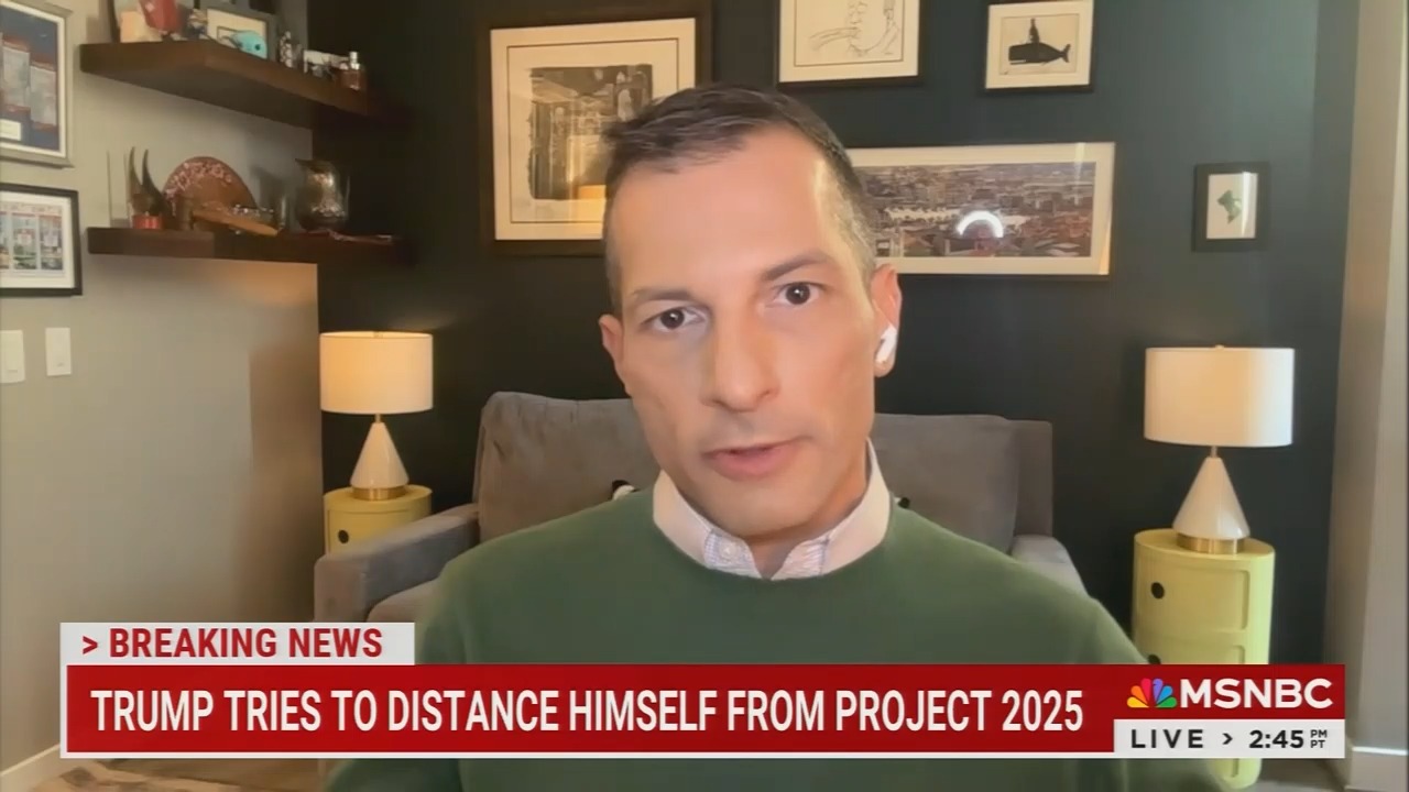 On Deadline: White House, Angelo Carusone details how Project 2025 lays ...