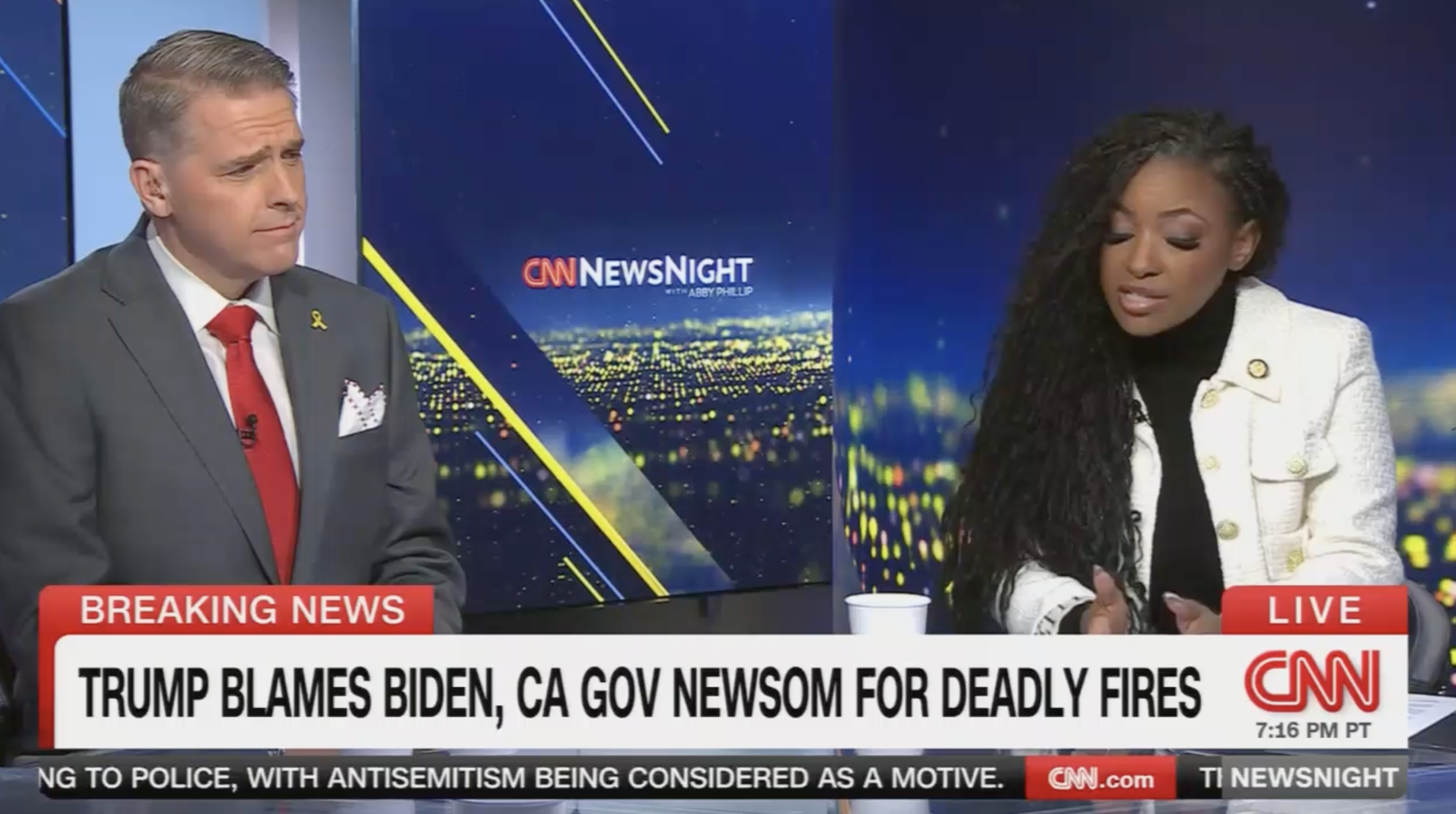 On CNN, Rep. Jasmine Crockett pushes back on baseless claims that the ...