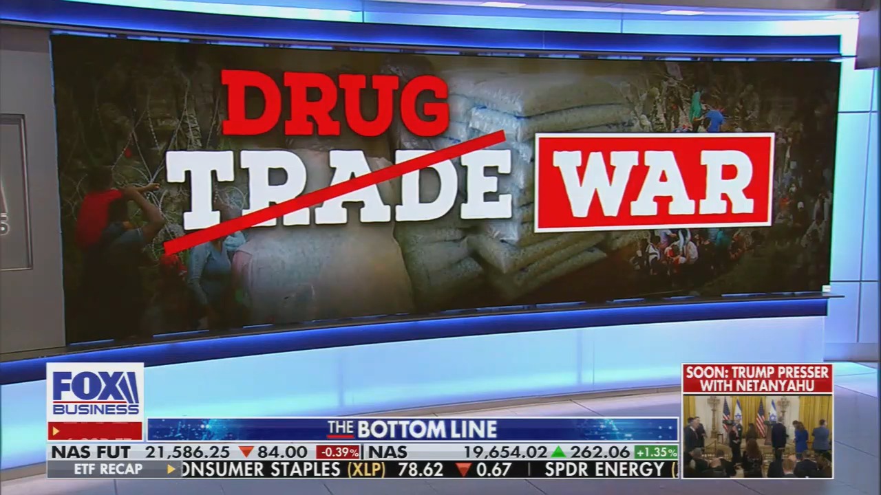 Fox parrots Trump's "drug war" justification for Canada/Mexico tariffs ...