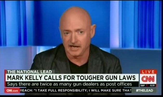 On CNN, Mark Kelly Pushes Back Against Politico Labeling Wife Gabby ...