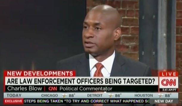 CNN's Charles Blow: Linking Black Lives Matter To Anti-Police Violence ...