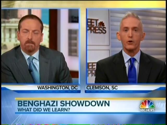 Chuck Todd Asks Rep. Trey Gowdy: Why Did "The Amount Of Time Spent On ...