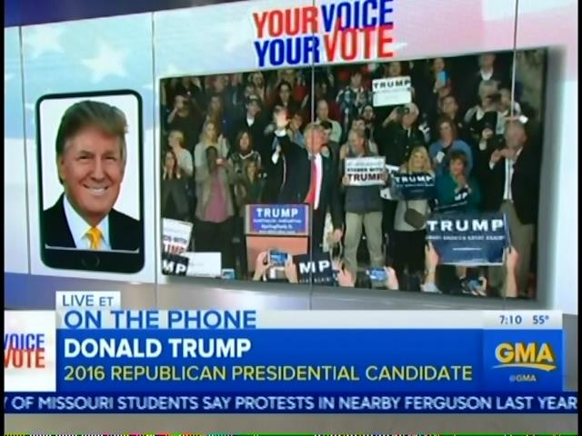 On Good Morning America, Donald Trump Gets Away With Promoting Right ...
