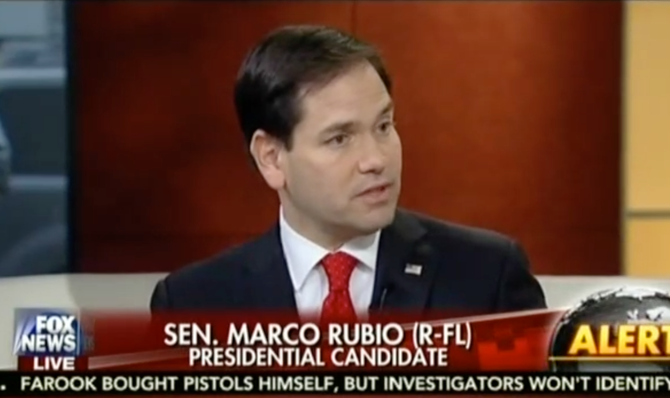 Fox Gives Marco Rubio A Pass On Washington Post Front-Page Report ...