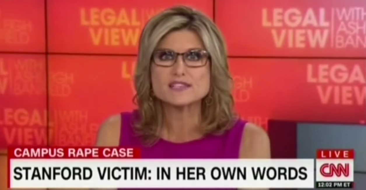 With Her Stanford Rape Case Reporting, CNN's Ashleigh Banfield Set The ...