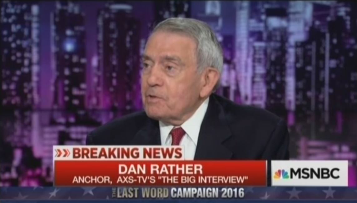 Dan Rather: Trump’s “Second Amendment People” Comment Stereotypes ...