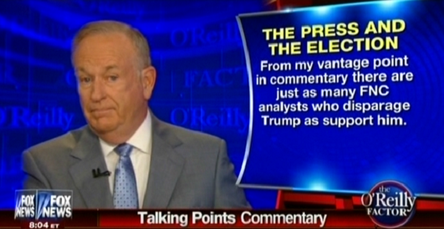 Bill O'Reilly: Fox News Is Balanced Because "There Are Just As Many FNC ...