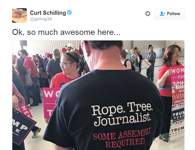 Breitbart’s Curt Schilling Praises Photo Of Man Advocating For The ...