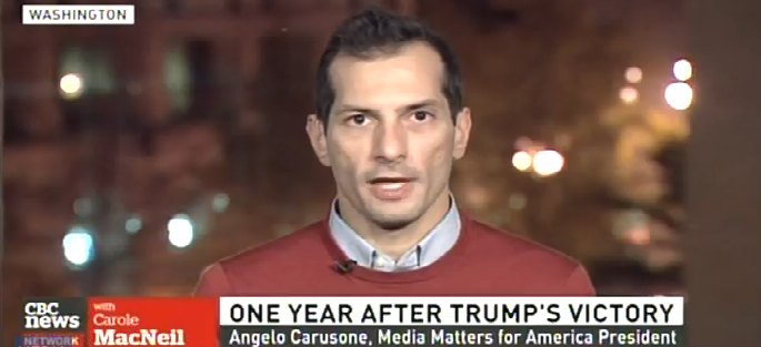 On CBC, Media Matters President Angelo Carusone highlights Donald Trump ...