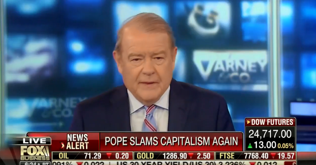Fox Business attacks Pope Francis for making "authoritarian socialism ...