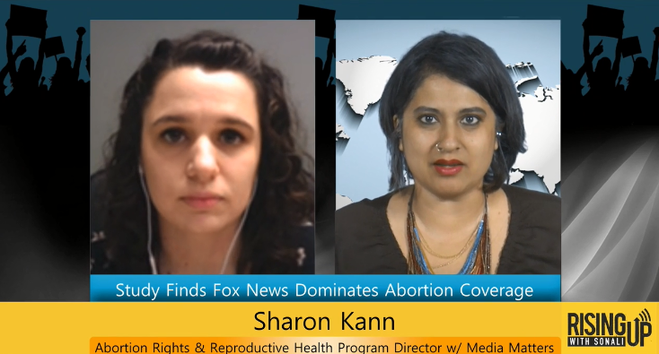 On Rising Up with Sonali, Media Matters’ Sharon Kann talks about study ...