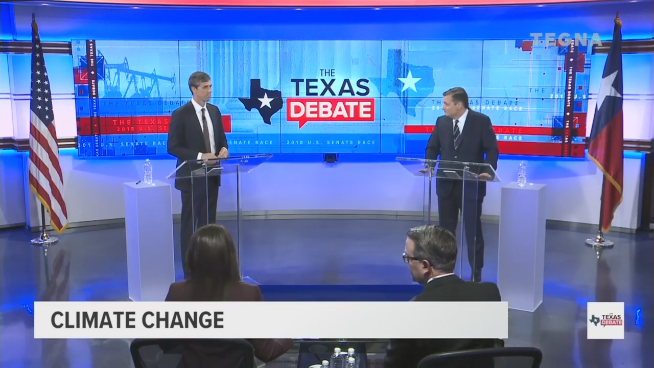 Texas debate moderator questions Sen. Ted Cruz about his history of ...