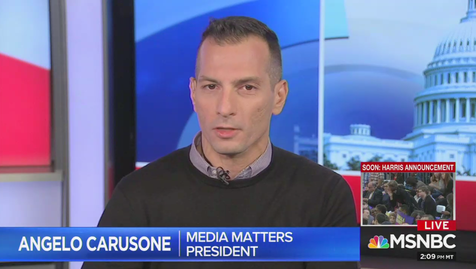 On MSNBC Live, Angelo Carusone discusses Roger Stone's relationship ...
