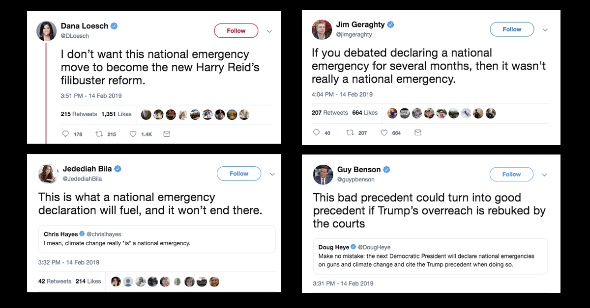 Some conservatives admit Trump's emergency declaration will allow ...
