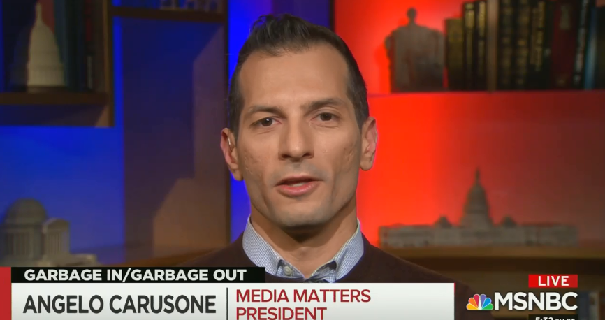 On MSNBC's All In, Angelo Carusone explains conservative media ...