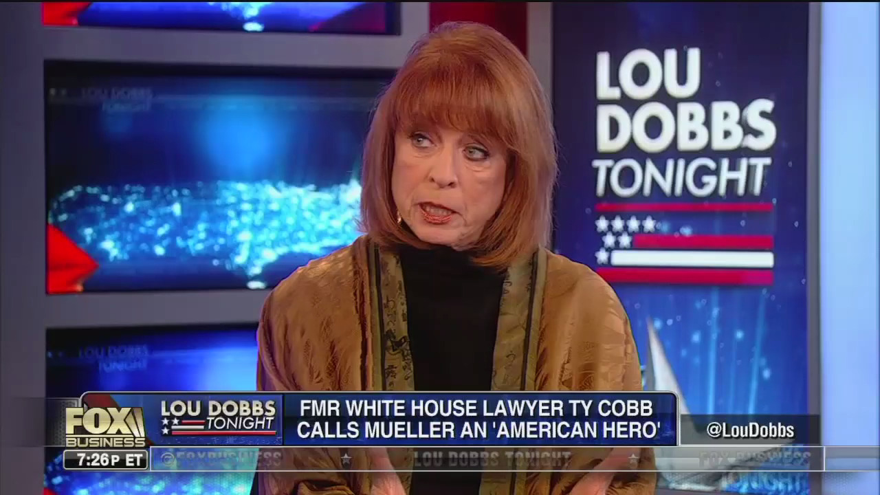 Lou Dobbs guest: "Bob Mueller is not a hero. He is an idiot" | Media ...