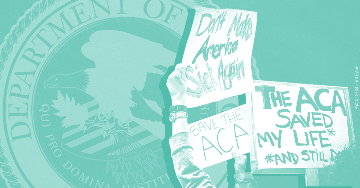 On day after DOJ announced it would support overturning the entire ACA ...