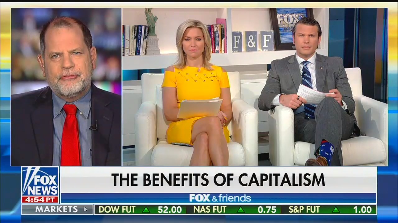 Fox host encourages guest who argues "capitalism is good for your ...