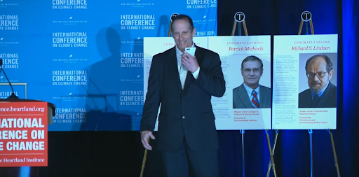 President Trump impersonator calls into Heartland climate denier ...