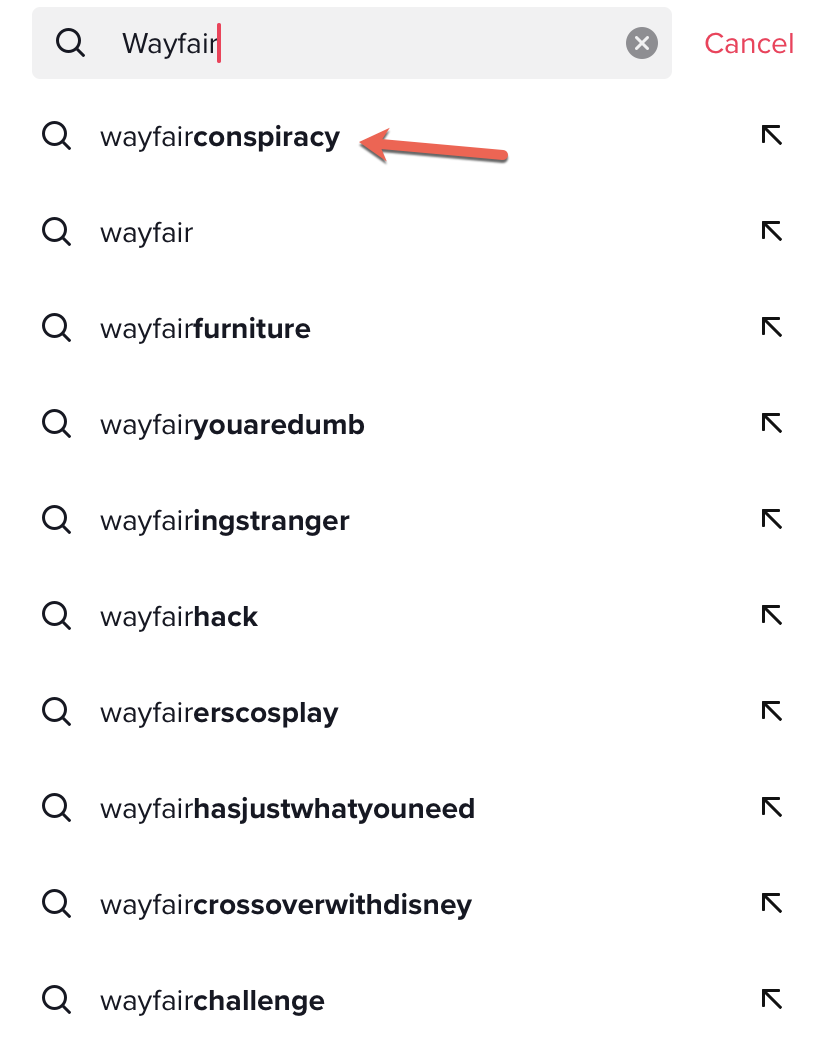 TikTok videos pushing the baseless Wayfair conspiracy theory have ...