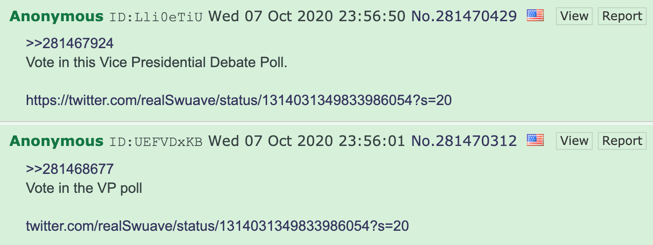 4chan VP poll | Media Matters for America