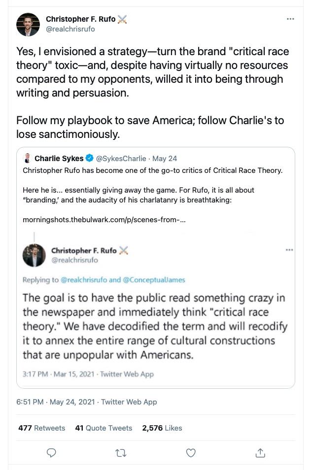 christopher-rufo-tweet-envisioned-strategy-critical-race-theory-05-24 ...