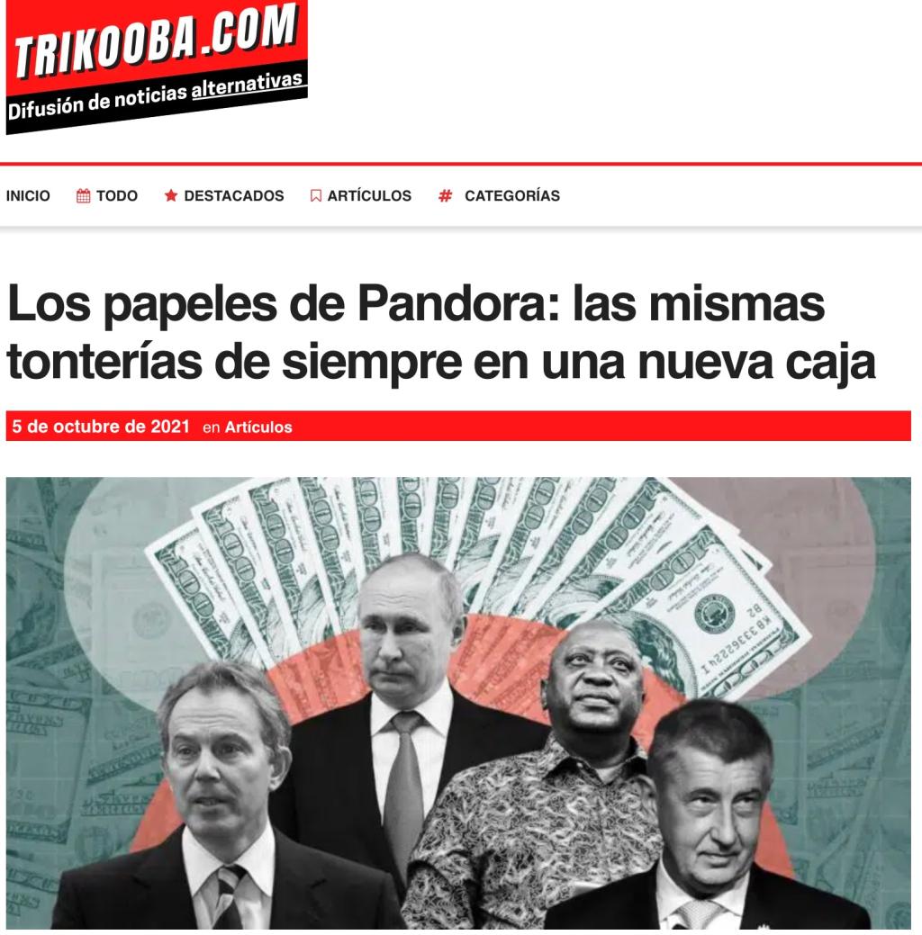 trikooba pandora papers article | Media Matters for America