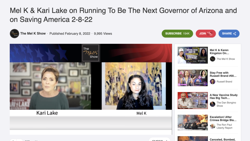 Mel K Lake 2/8 | Media Matters for America